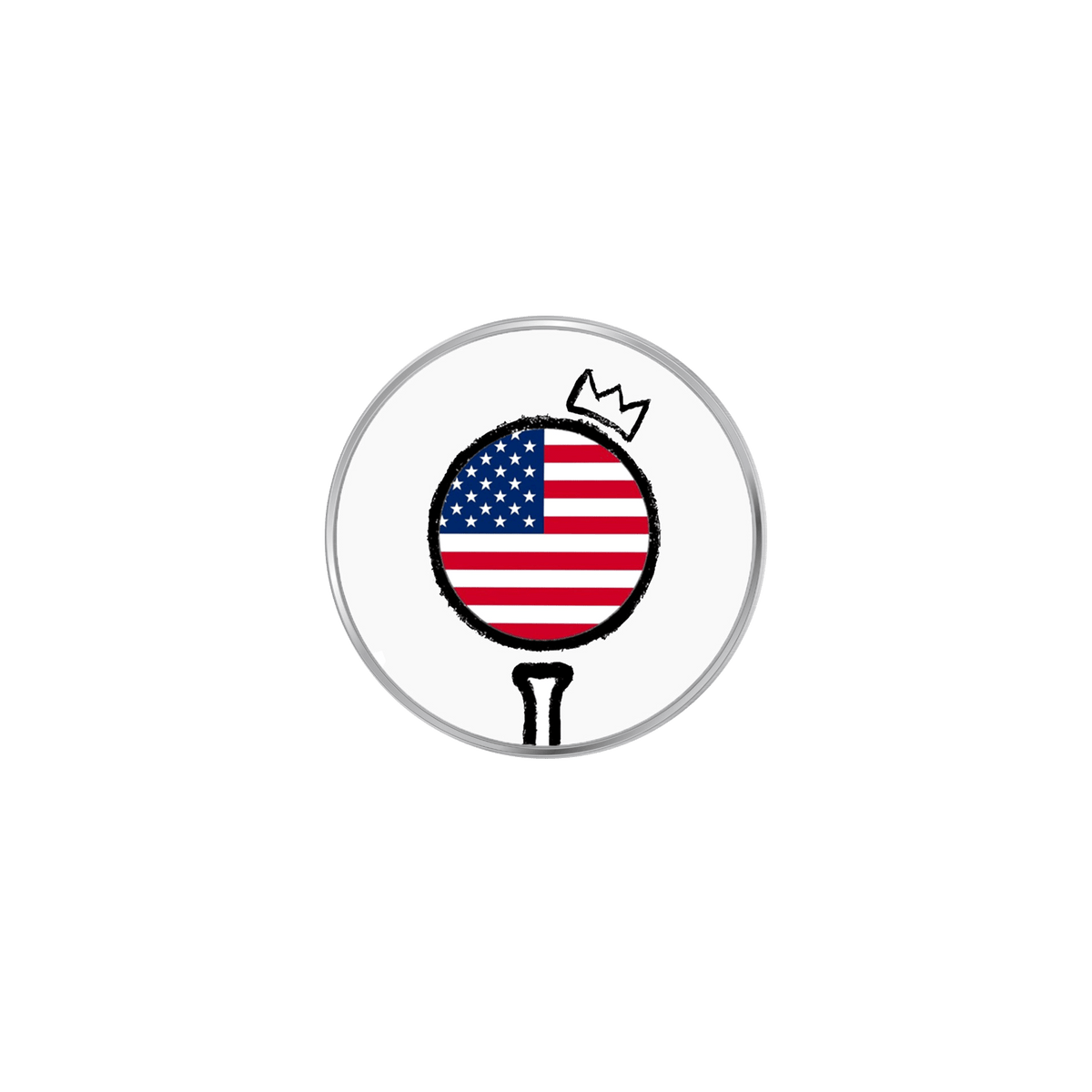 Coach Rusty USA Ball Marker – SNAPS